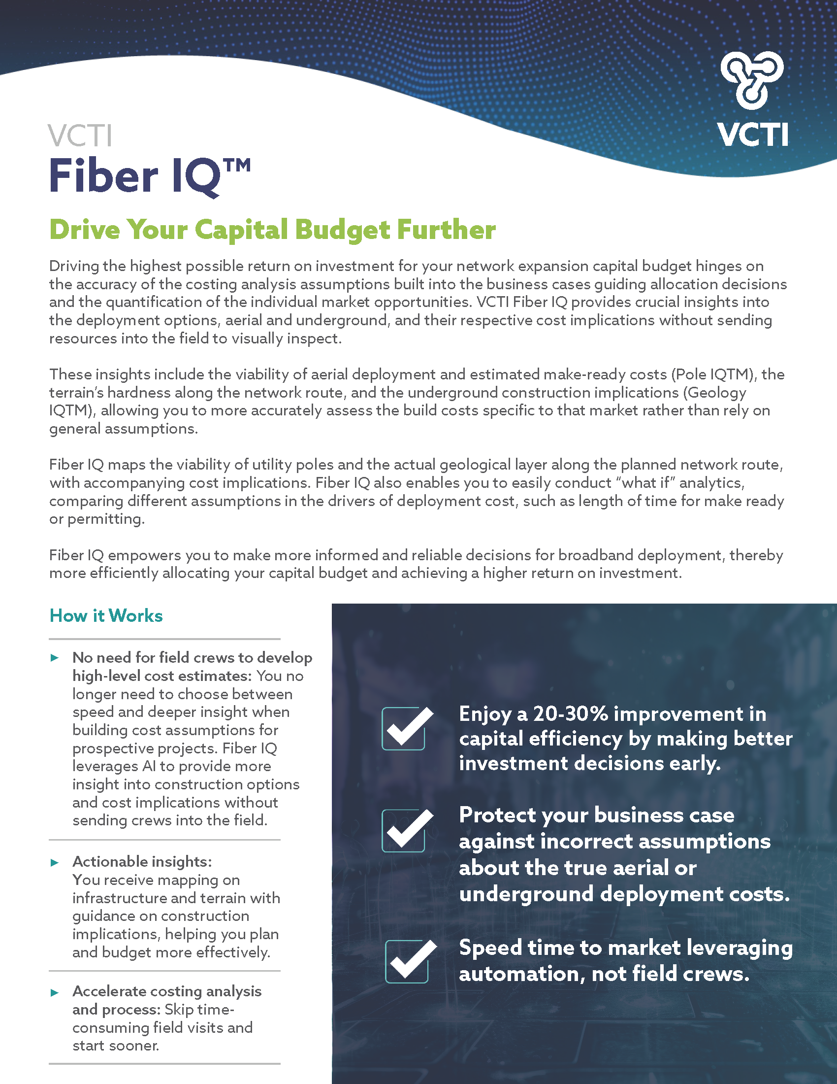 FiberIQ Product Brief